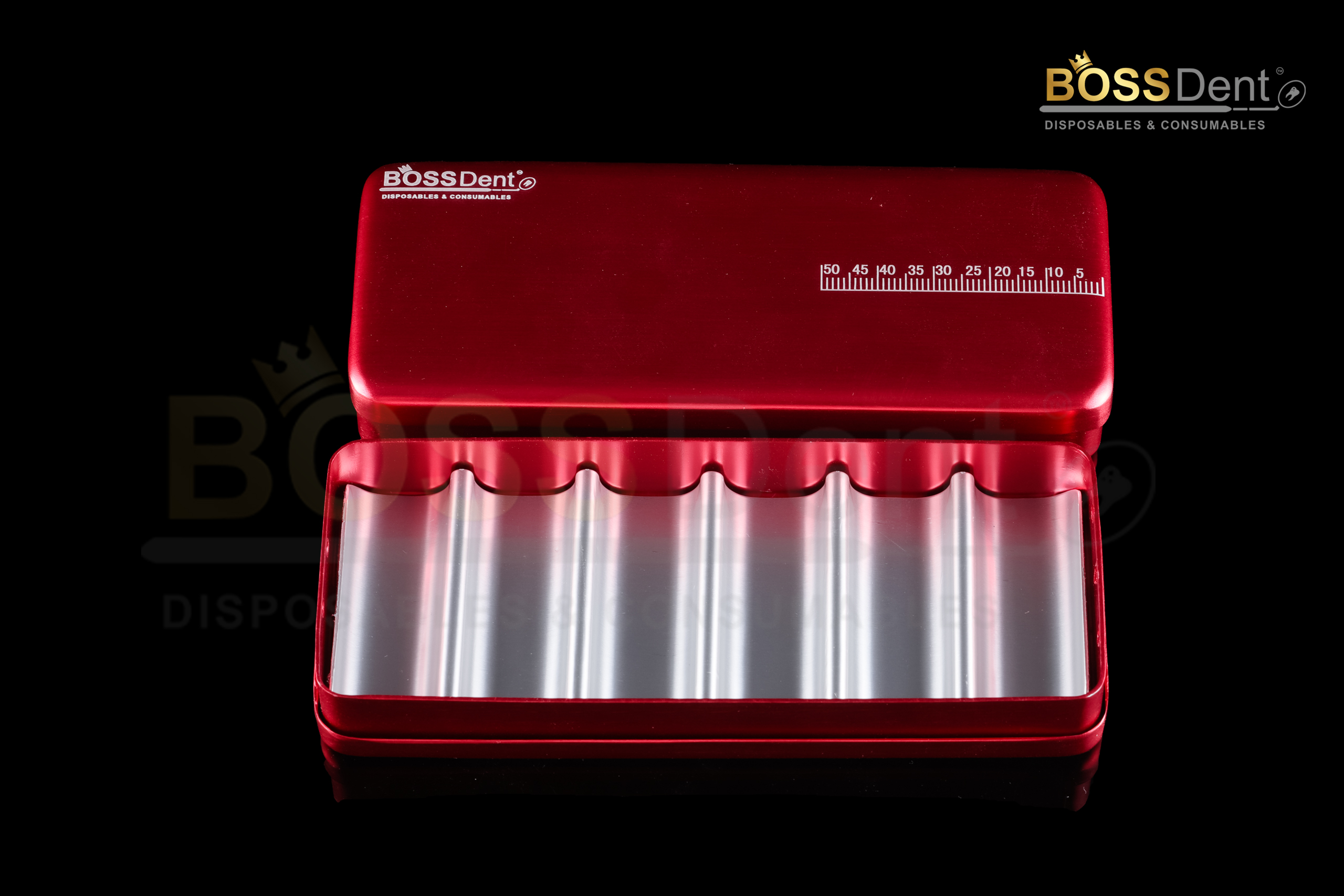 Aluminium Autoclave Box-6 Partition - Boss Dent India